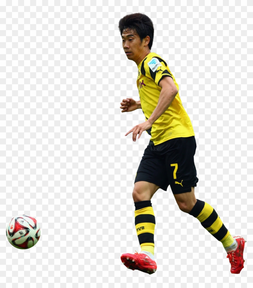Shinji Kagawa Render - Kick Up A Soccer Ball, HD Png Download - 871x951 ...