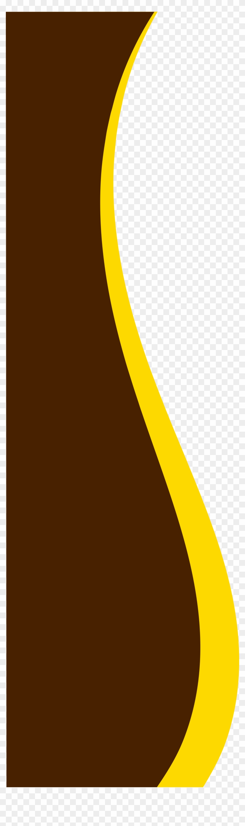 22 X 28, Download - Brown Curve Line, HD Png Download - 2528x8403 ...