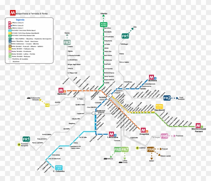 Transport Map Of Rome