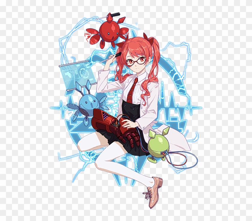 Tesla 3 Full - Nikola Tesla Honkai Impact, HD Png Download - 720x720 ...