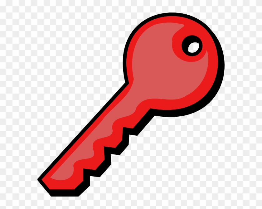 Key Outline Clip Art