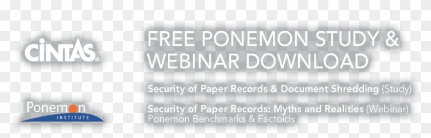 Ponemon Institute Logo - Cintas, HD Png Download - 1024x303(#5825490 ...