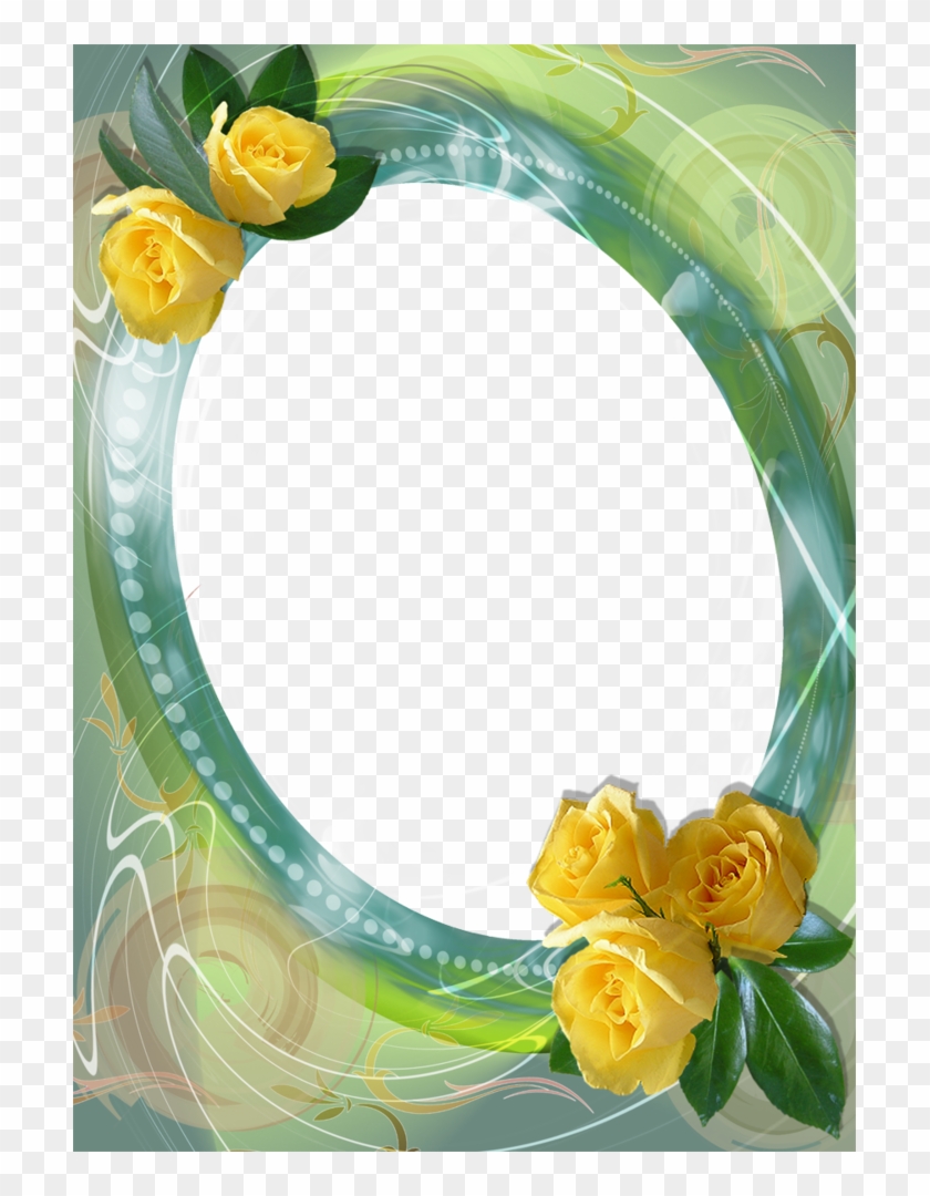 Yellow Rose Frame