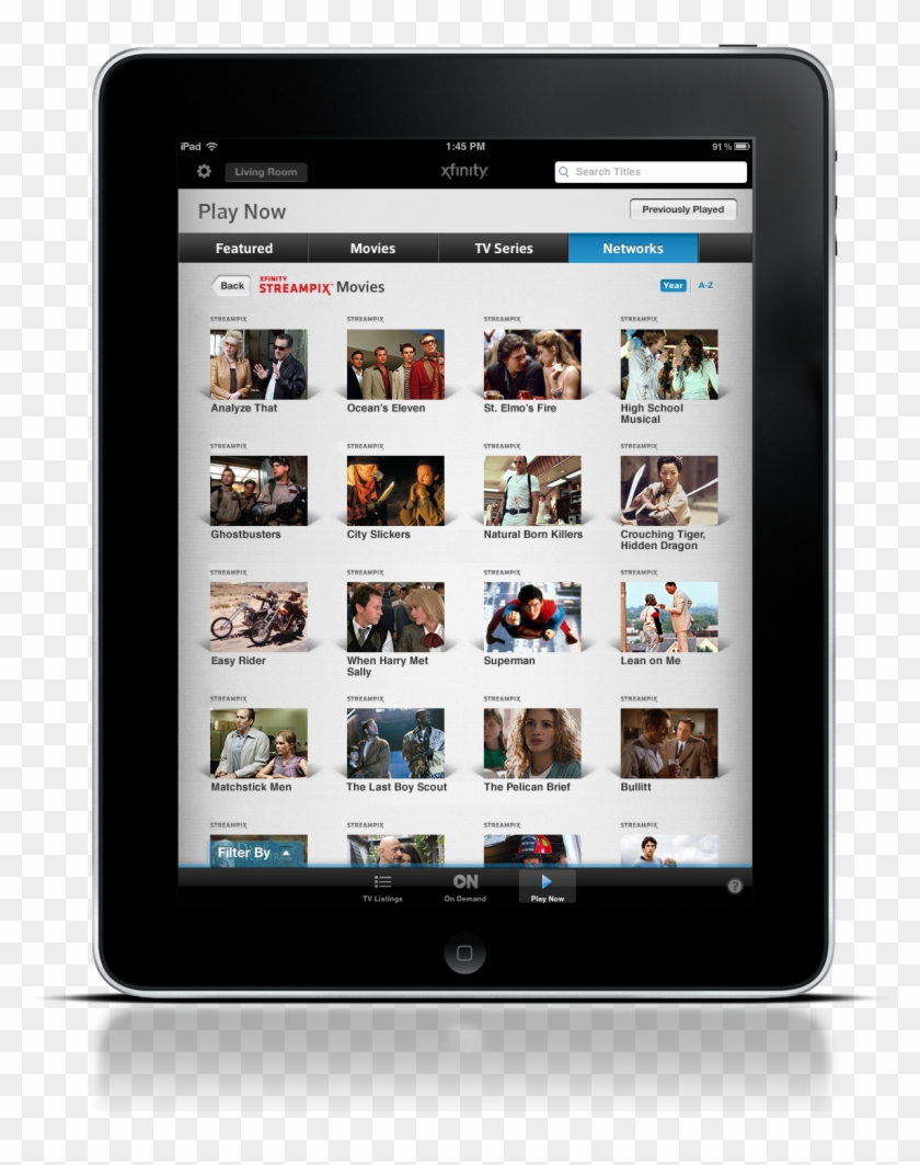 Streampix - Comcast Cable Tablets, HD Png Download - 1275x1542(#5849021 ...