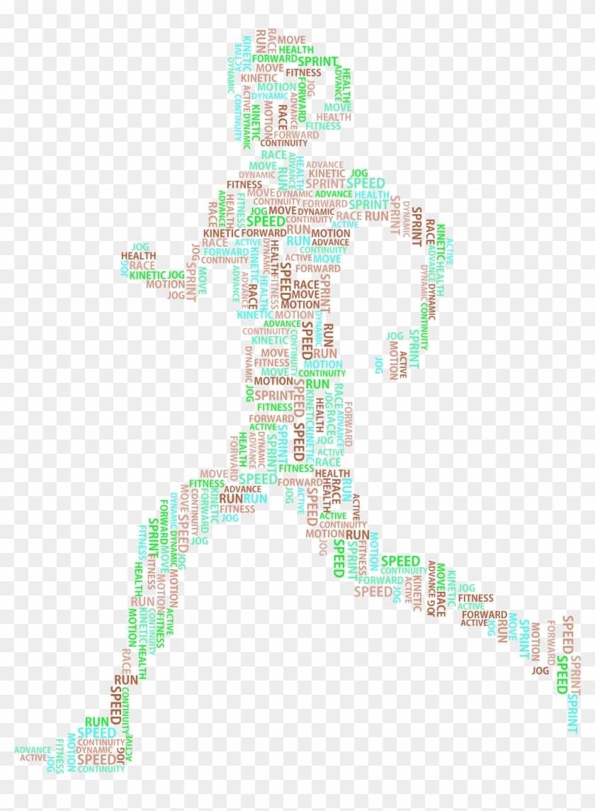 This Free Icons Png Design Of Woman Running Word Cloud - Transparent ...
