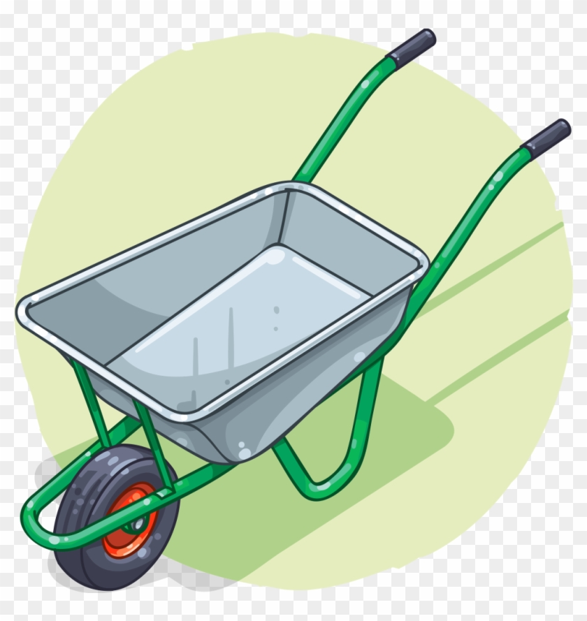Wheelbarrow, HD Png Download - 1013x1025(#5860688) - PngFind