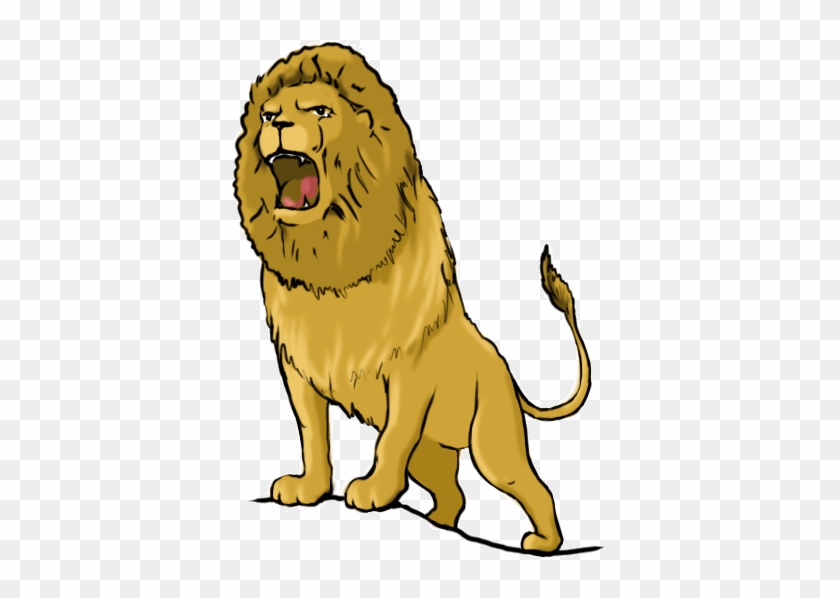 Animated Lion Roaring Gif