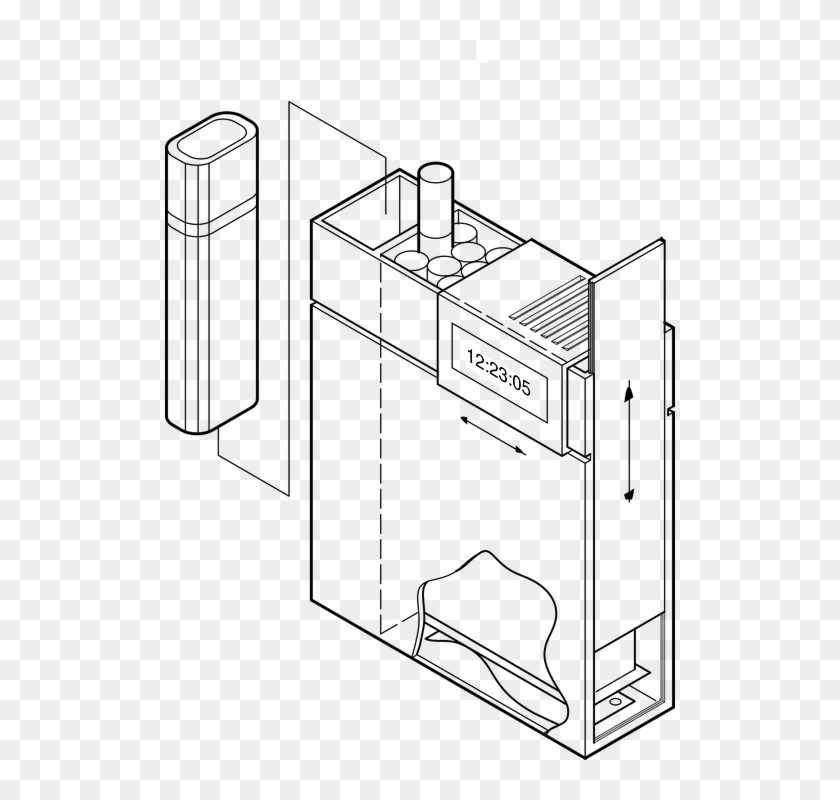Cigarette Box Packet Lighter Nicotine Product - Cigarette Box Template ...