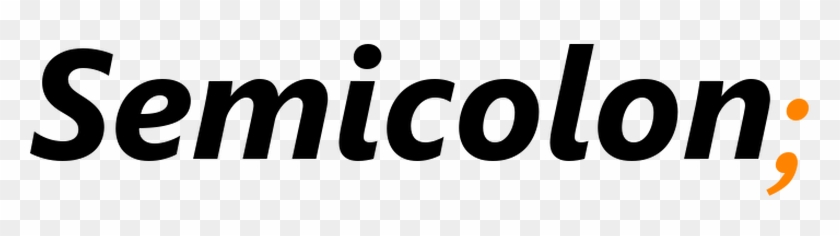 Semicolon Logo - Tech Ed, HD Png Download - 984x328(#5878689) - PngFind