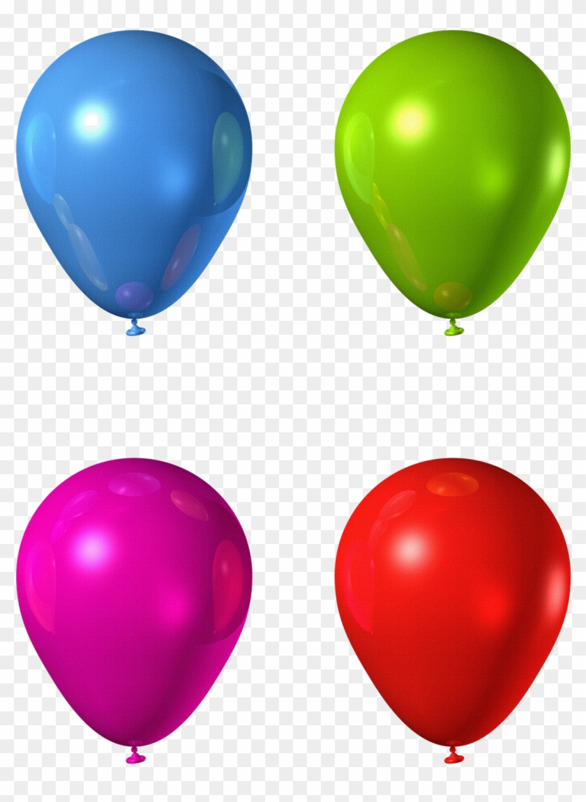 006 - Imagenes De 4 Globos, HD Png Download - 1292x1600(#5889009) - PngFind