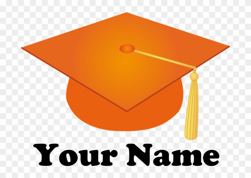 Graduation Cap Picture - Orange Graduation Cap Clipart, HD Png Download ...