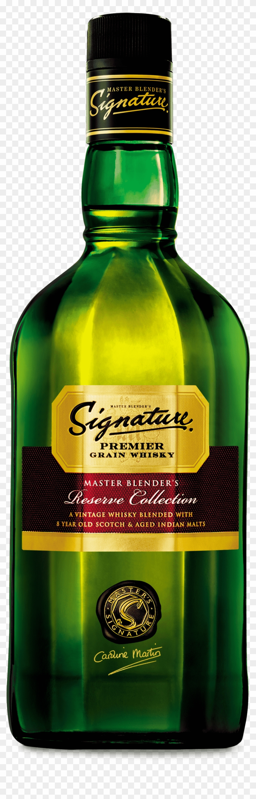 Signature Bottle - Signature Rare Aged Whisky, HD Png Download ...