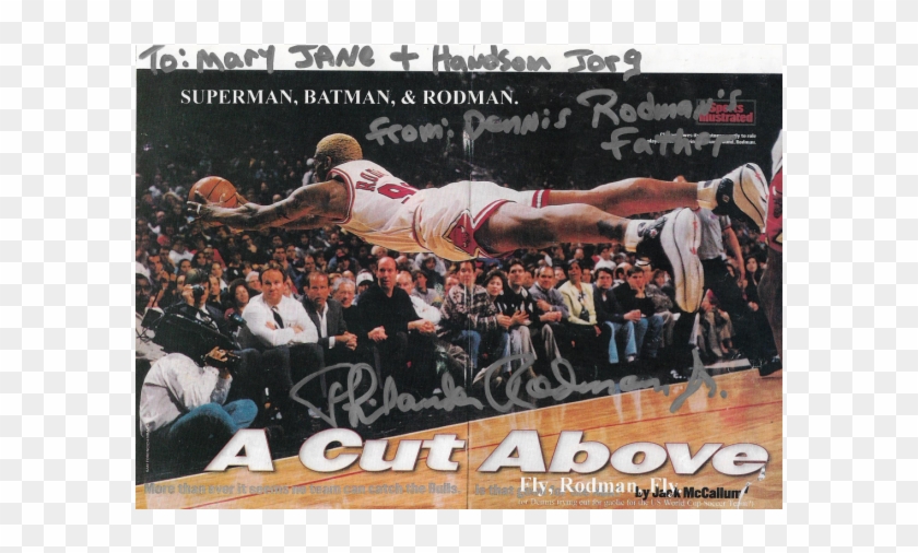Dennis Rodman Diving Poster, HD Png Download - 738x738(#5919995) - PngFind