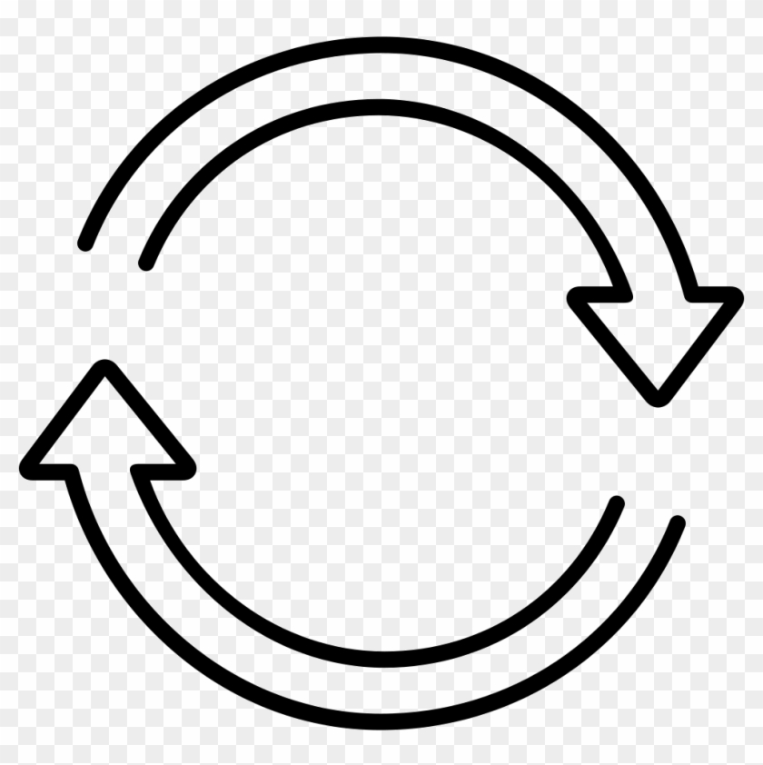 Arrows Ultrathin Circle In Clockwise Direction Comments Clockwise