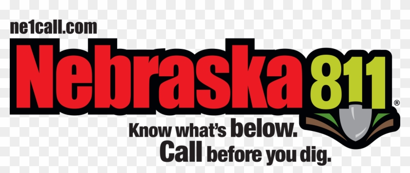 Nebraska 811 Logo - Nebraska 811, HD Png Download - 2612x977(#5940761 ...