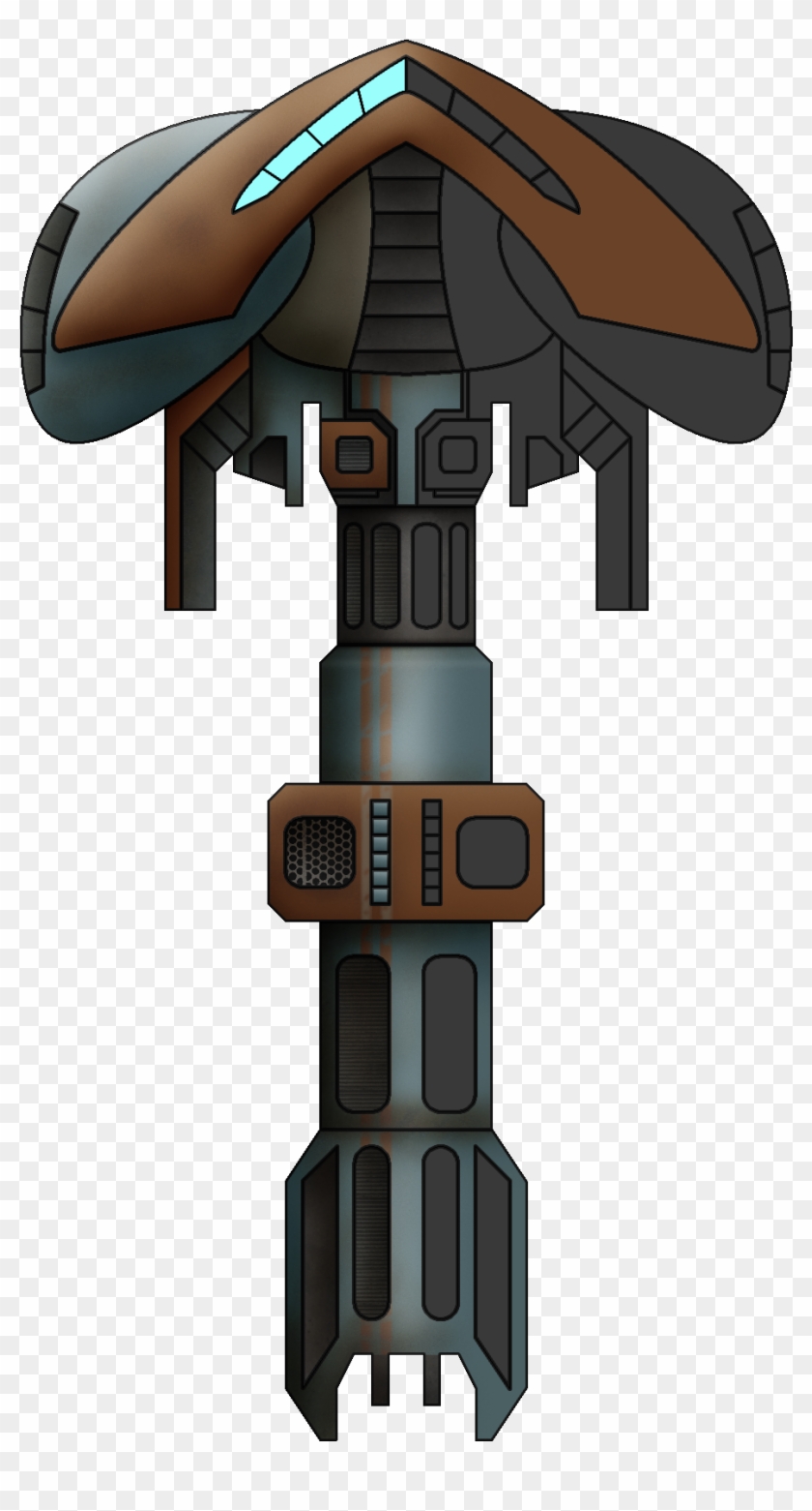 Top Down Turret Sprite, HD Png Download - 950x1725(#5949834) - PngFind