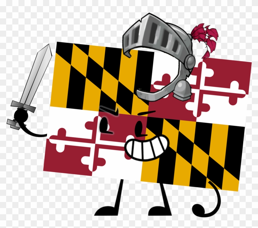 Maryland Flag Png - State Flag Of Maryland, Transparent Png - 1240x1009 ...