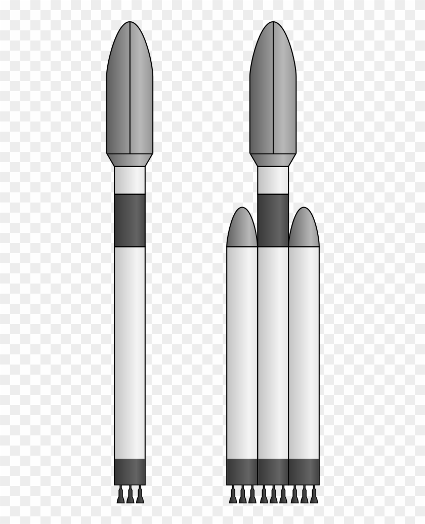 File - Falcon 9 - Svg, HD Png Download - 520x1024(#61637) - PngFind