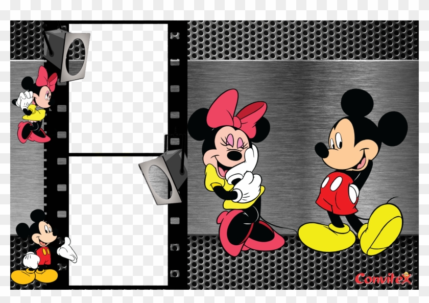 Anúncios - Frame Mickey E Minnie, HD Png Download - 1772x1168(#61856 ...
