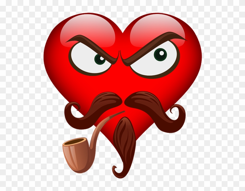 Emoji, Emojicon, Emojis, Heart, Valentine's Day, Love - Cartoon, HD Png ...