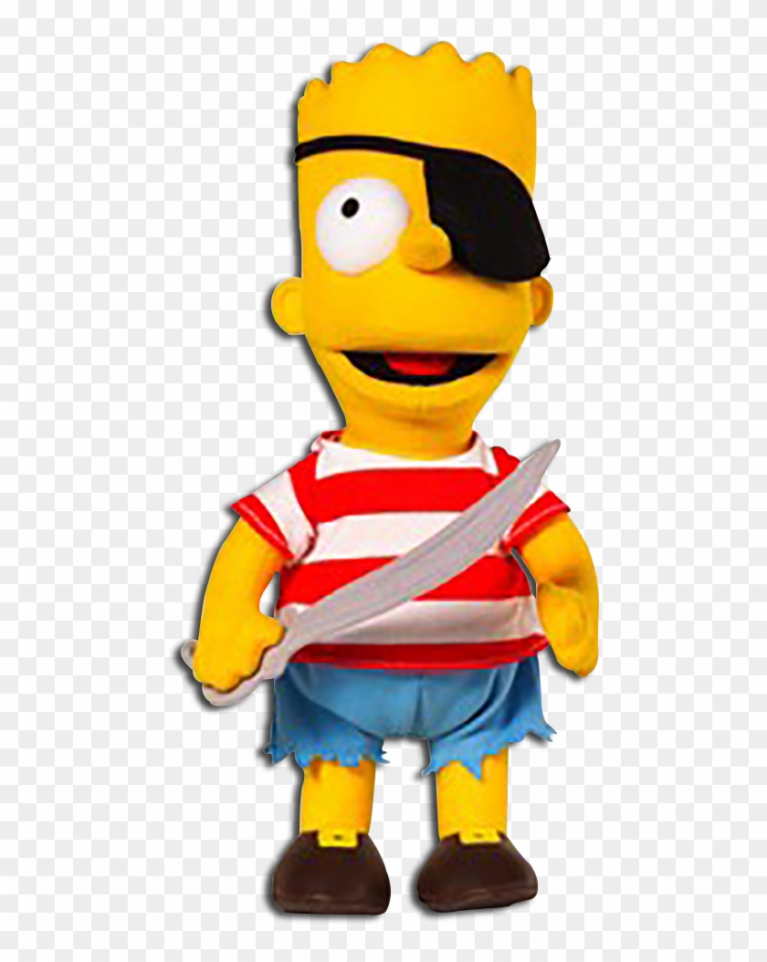 The Simpsons Clipart Halloween - Bart Simpson Pirate, HD Png Download ...