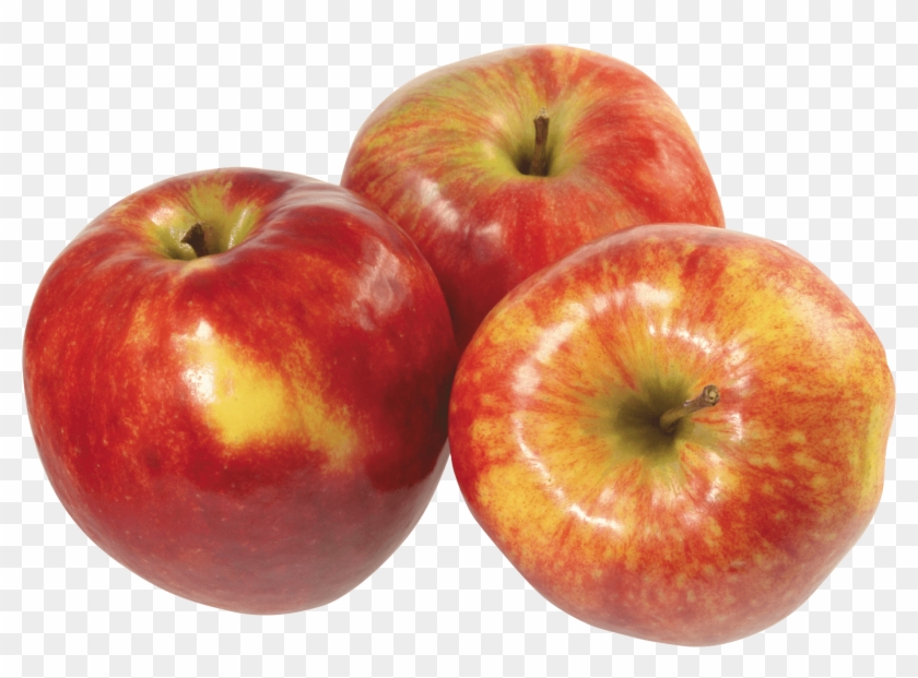 Three Red Apples - Transparent Background Apples Png, Png Download ...