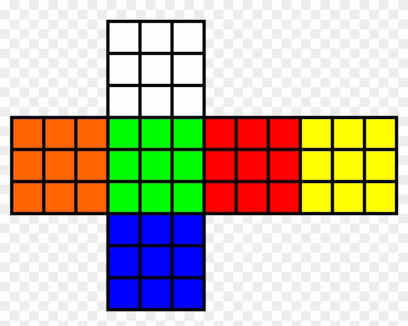 Open - Rubiks Cube Color Scheme, HD Png Download - 2000x1570(#68849 ...
