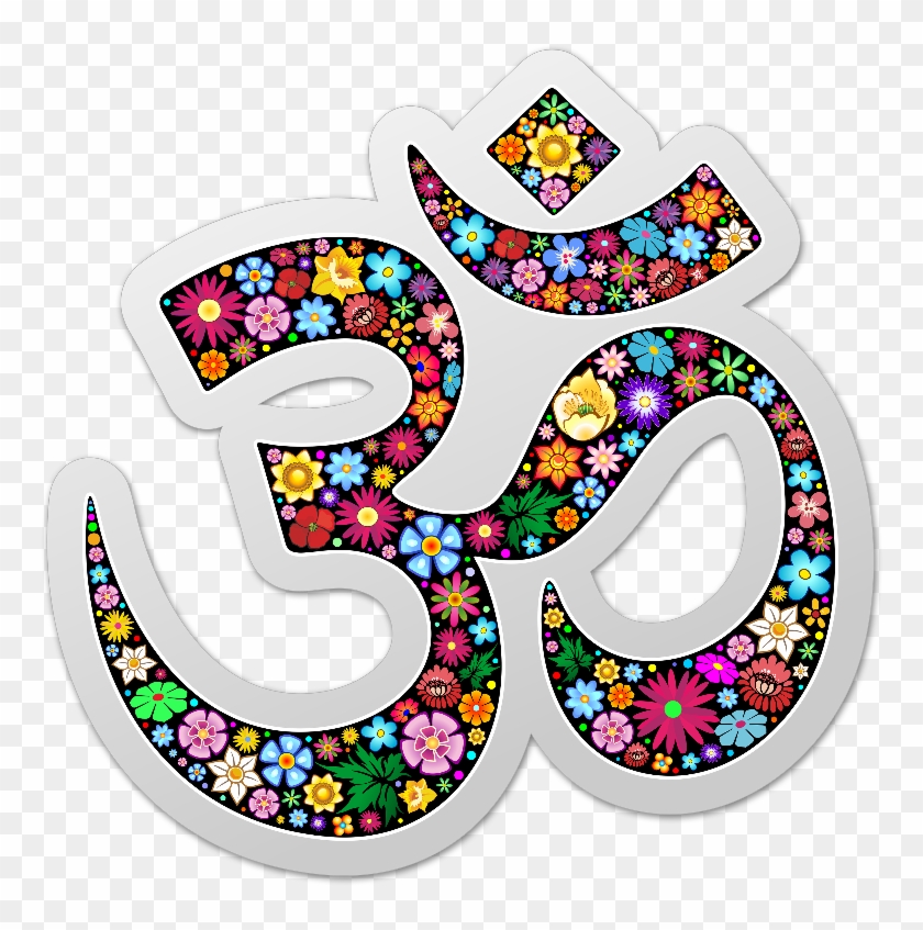 Namaste Floral Symbol, HD Png Download - 768x767(#602848) - PngFind