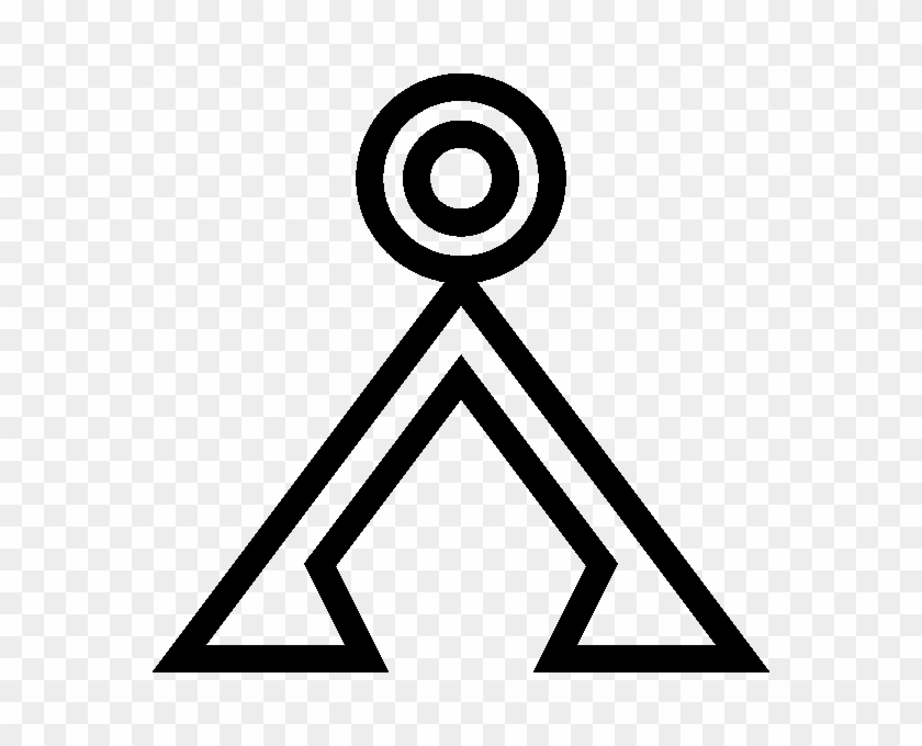 Stargate Earth Glyph - Stargate Earth Symbol, HD Png Download - 600x600 ...