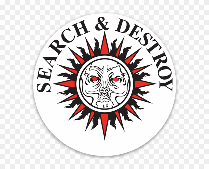Search & Destroy Sticker - Circle, HD Png Download - 600x600(#6008676 ...