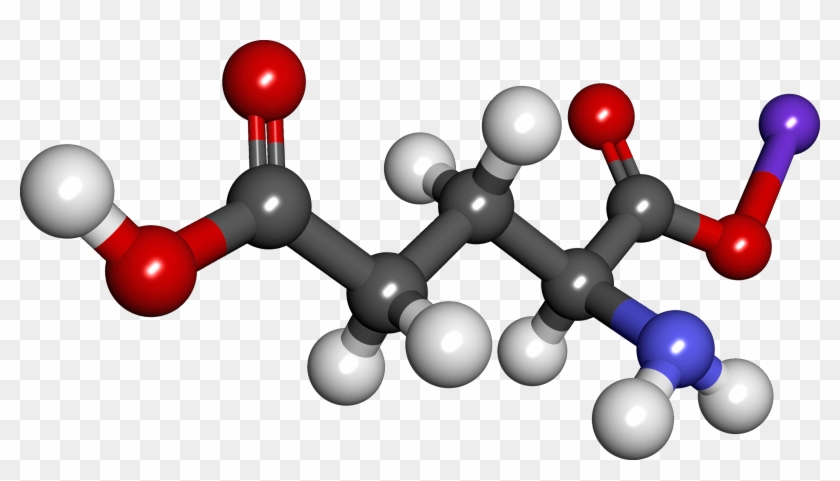 Download Molecules Free Png Image - Monosodium Glutamate 3d Structure ...