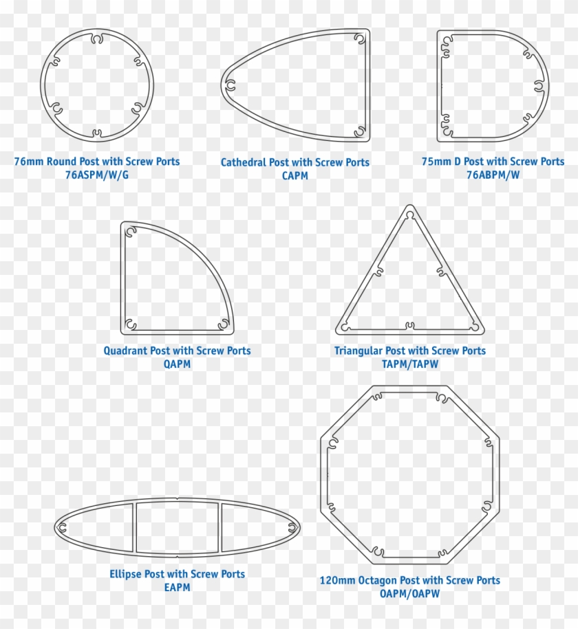 Aluminium Sign Posts Ported Extrusion - Aluminium Extrusion Screw Port ...
