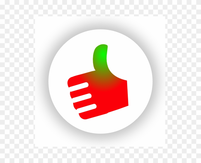 Thumb Up Red-green Png - Graphic Design, Transparent Png - 600x600 ...