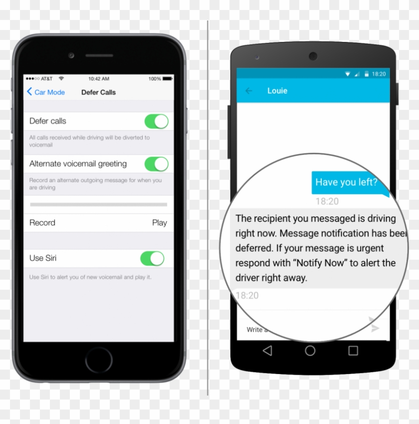 Extending Car Mode Texting While Driving Text Messages HD Png 