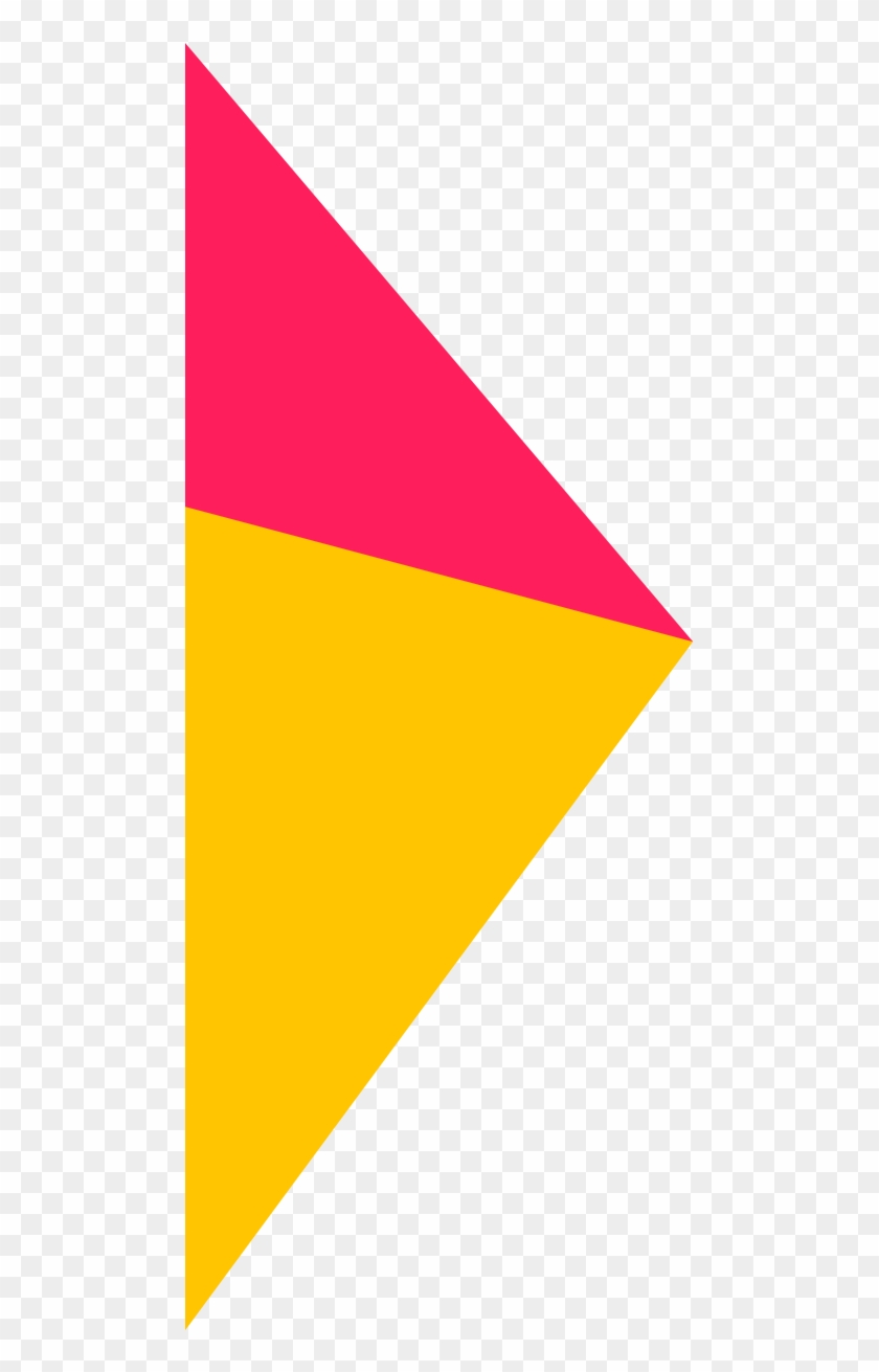 Red And Yellow Triangle Flag, HD Png Download - 520x1308(#6027311 ...