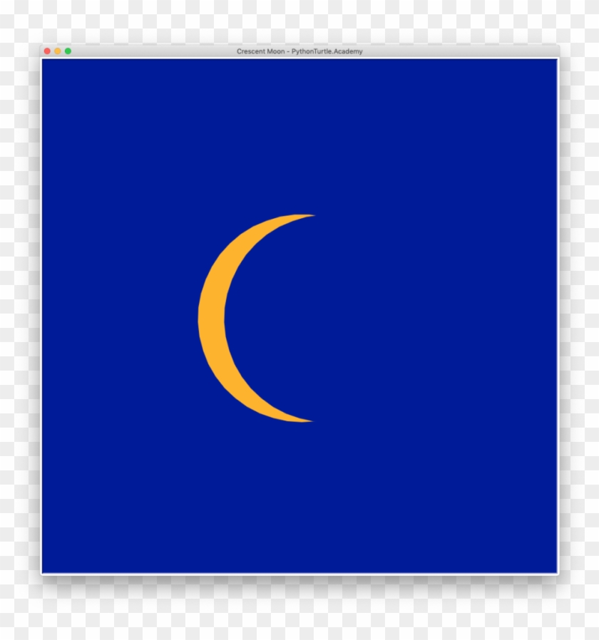 Crescent Moon With Python Turtle Crescent Hd Png Download 1004x10246027919 Pngfind 