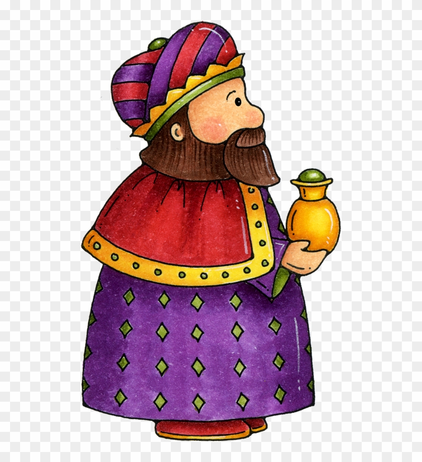 Rei Mago - Gaspar Rey Mago Caricatura, HD Png Download - 520x840 ...