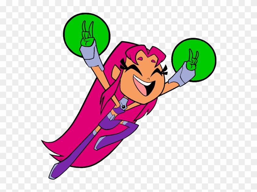 Teen Titans Go Png - Teen Titans Go Starfire Clipart, Transparent Png - 584x556(#6050037) - PngFind