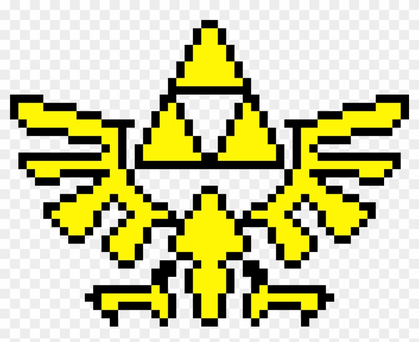 Tri Force - Pixel Art Zelda Triforce, HD Png Download - 6000x4600 ...