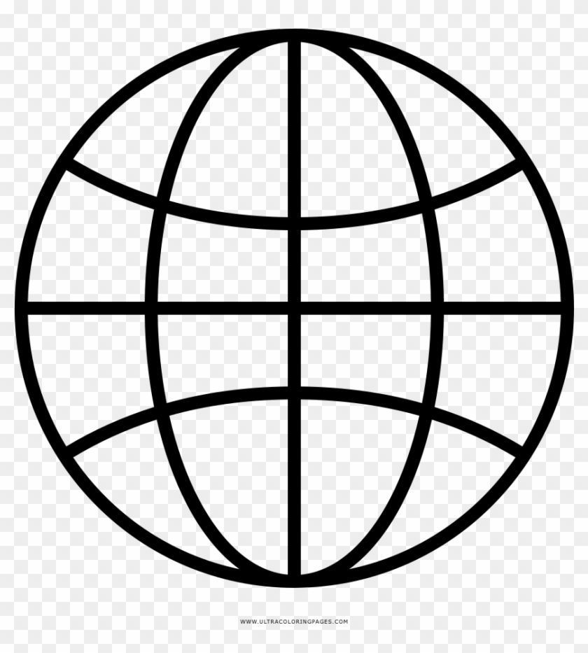 Globo Página Para Colorear - World Pictogram, HD Png Download ...