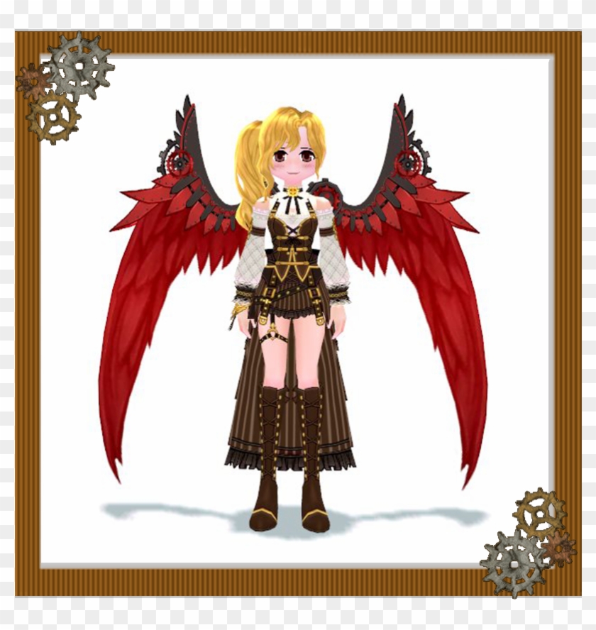 Red Aeronaut Angel Wings - Mabinogi Unnamed Apostle, HD Png Download ...