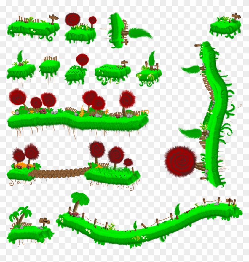 2d Sprite Sheet Platform , Png Download - Platform Sprite Sheet ...