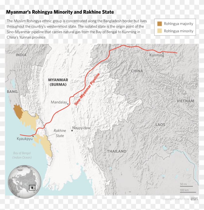 Myanmars Rohingya Minority And Rakhine State - Atlas, HD Png Download ...