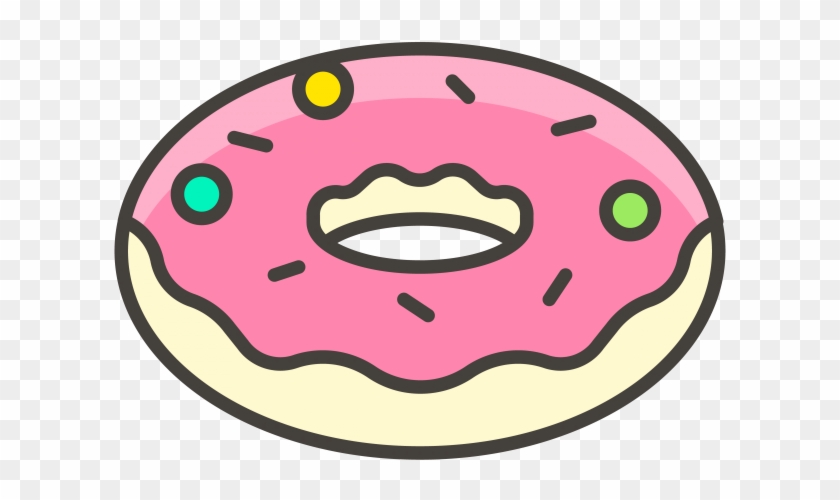 Donut Emoji Icon - Doughnut, HD Png Download - 866x650(#6087022) - PngFind