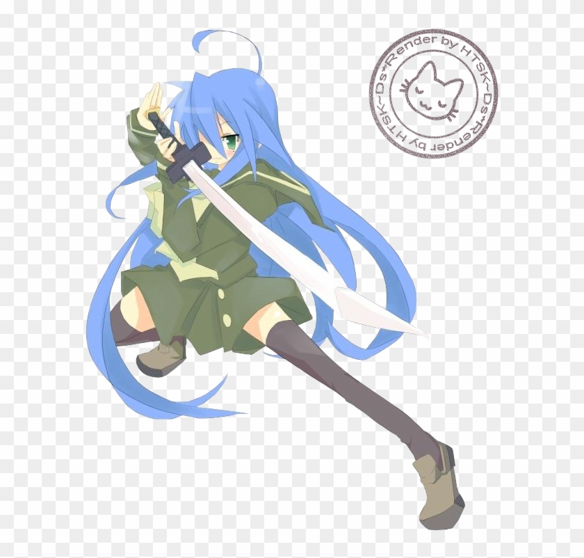 Konata Sns Photo Konatasns Render By Htskds - Cartoon, HD Png Download ...