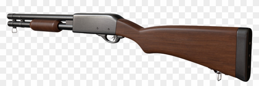 Pump Action Shotgun - Sawed Off, HD Png Download - 1280x548(#6091736 ...