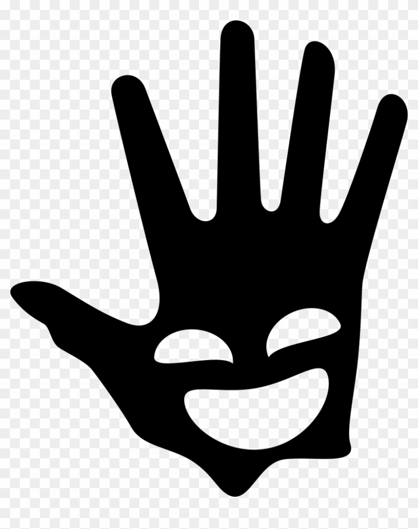 Creative Clipart Hand Palm - Smile, HD Png Download - 820x982(#6093405 ...