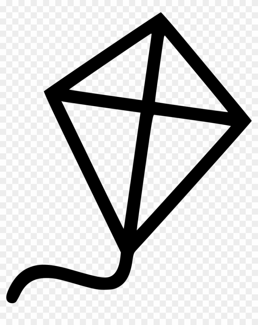 Kite Black And White Clipart