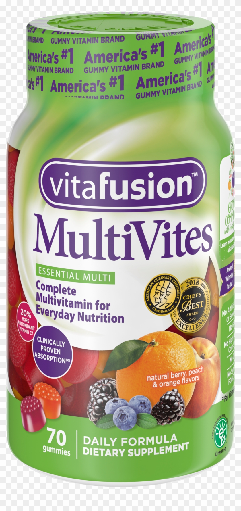 Vitafusion Multivites 70 Ct, HD Png Download - 3000x3000(#6107061 ...