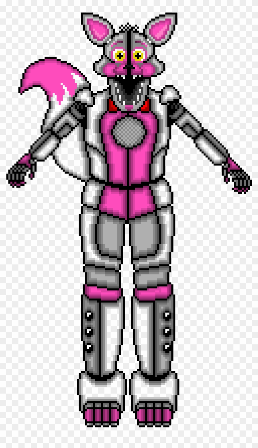 Funtime Foxy - Cartoon, HD Png Download - 1410x2170(#6108007) - PngFind